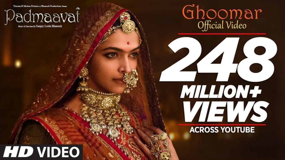 GHOOMAR LYRICS घूमर - Padmaavat - Shreya Ghoshal, Swaroop Khan ...