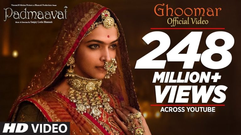 GHOOMAR LYRICS घूमर - Padmaavat - Shreya Ghoshal, Swaroop Khan ...