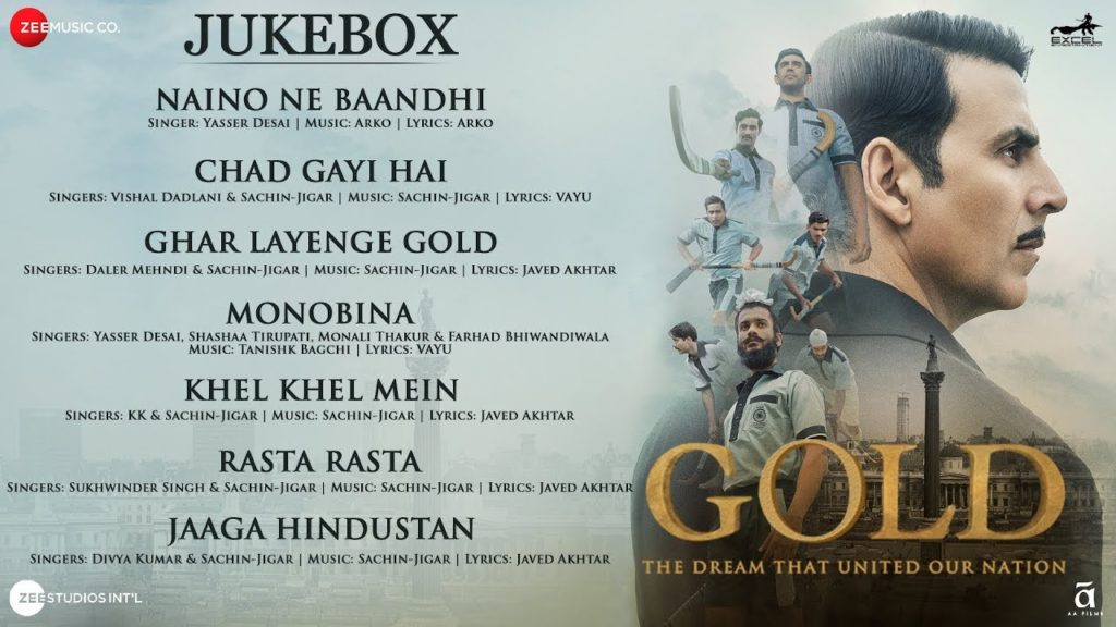 JAAGA HINDUSTAN LYRICS - Gold - Divya Kumar, Jigar Saraiya, Sachin ...