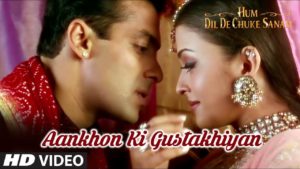 AANKHON KI GUSTAKHIYAN LYRICS - Hum Dil De Chuke Sanam (1999) - Kavita Krishnamurthy, Kumar Sanu ...