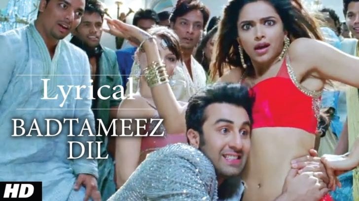 BADTAMEEZ DIL LYRICS - Yeh Jawaani Hai Deewani (2013) - Benny Dayal ...