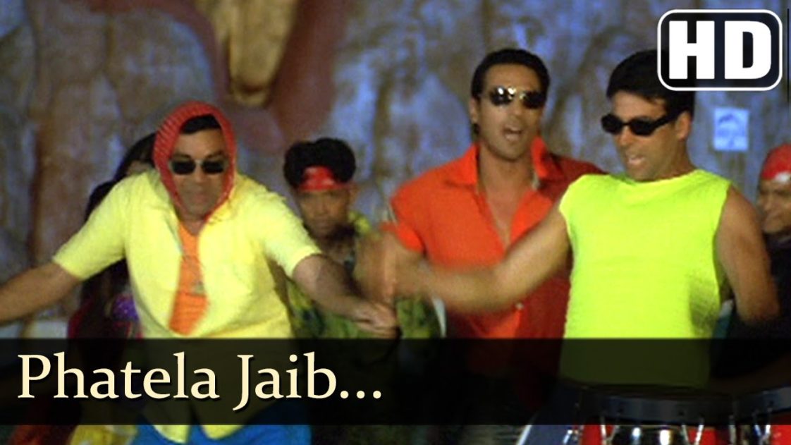 PHATELA JEB LYRICS - Aankhen (2002) - Aadesh Shrivastava, Arun Bakshi ...