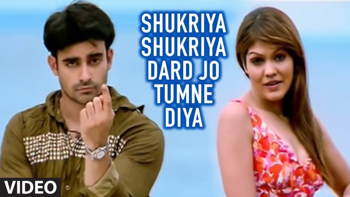 SHUKRIYA SHUKRIYA LYRICS - Agam Kumar Nigam - Bewafaai (2005) | LyricsBogie