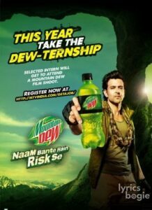 Mountain Dew – TV Commercial Songs Lyrics & Videos - Latest Hindi Songs ...