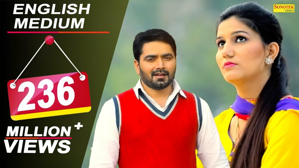 ENGLISH MEDIUM LYRICS - Masoom Sharma - Ft. Sapna Chaudhary, Vickky ...