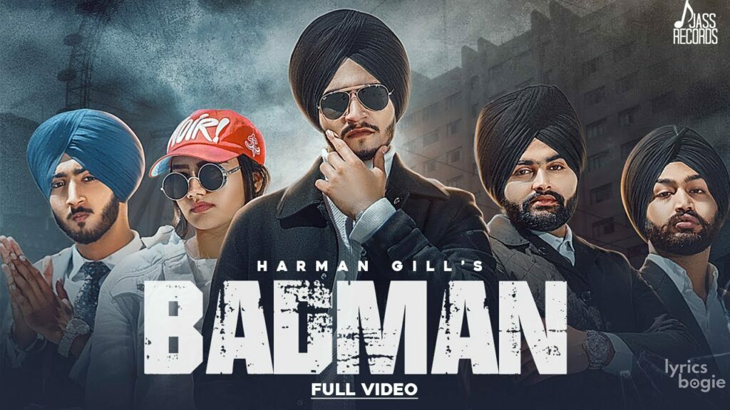 BADMAN LYRICS - Harman Gill | LyricsBogie