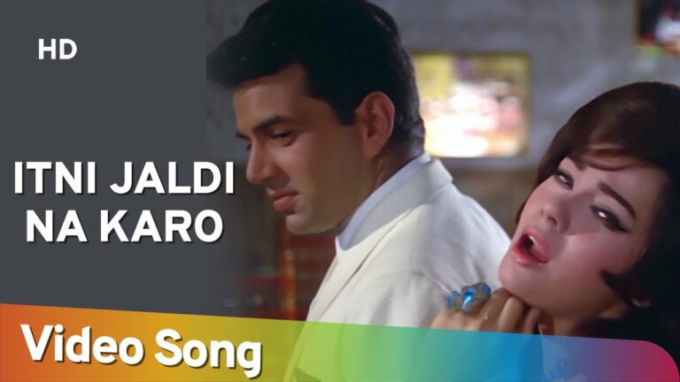 ITNI JALDI NA KARO LYRICS इतनी जल्दी न करो - Aadmi Aur Insaan - Asha ...