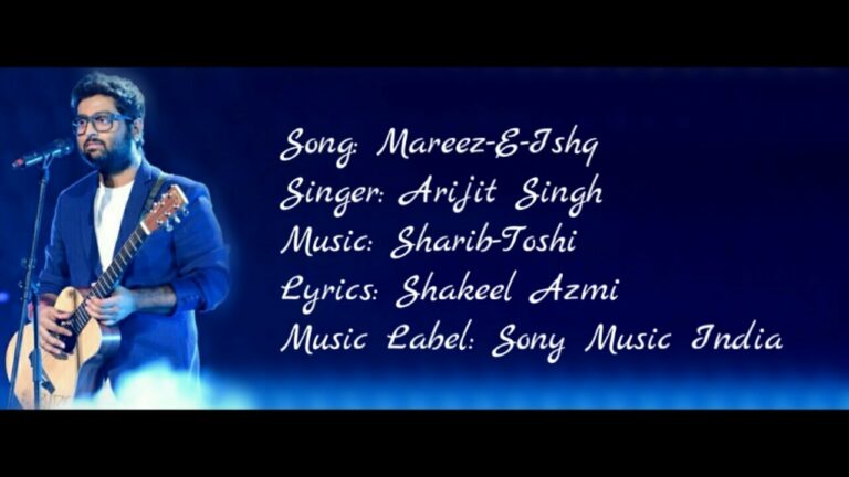 MAREEZ-E-ISHQ LYRICS मरीज़-ए-इश्क - Zid - Arijit Singh | LyricsBogie