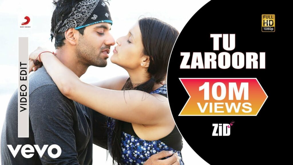 TU ZAROORI LYRICS तू ज़रूरी - Zid - Sharib Sabri, Sunidhi Chauhan ...