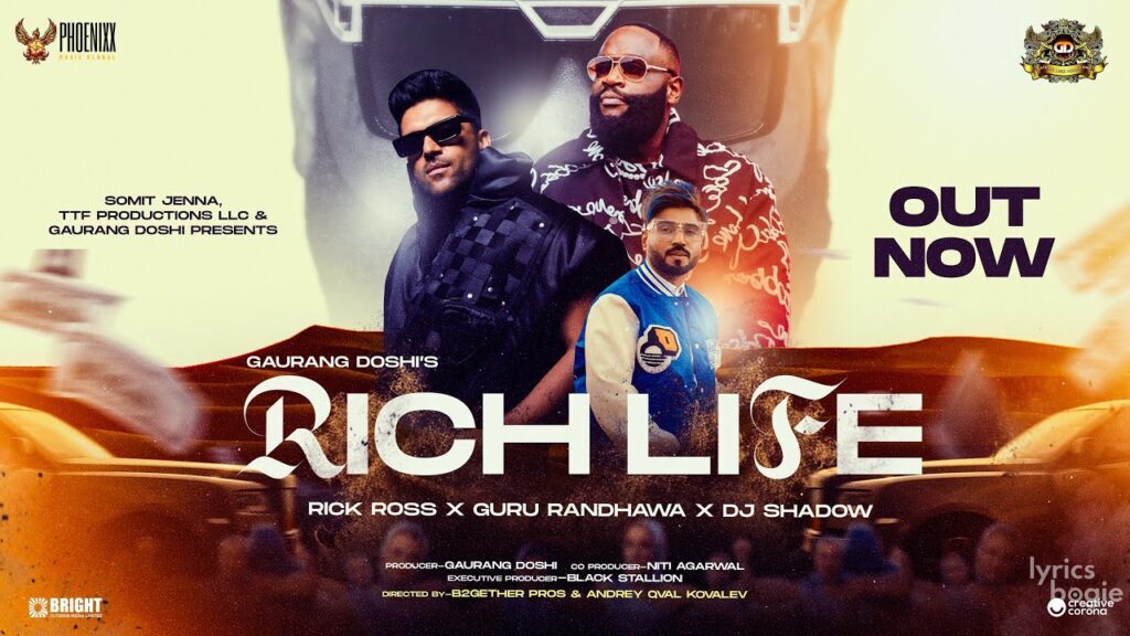 RICH LIFE LYRICS - Guru Randhawa, Rick Ross | LyricsBogie