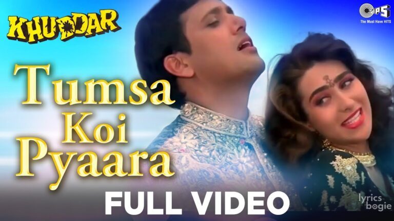 TUMSA KOI PYAARA LYRICS तुमसा कोई प्यारा - Khuddar (1994) - Kumar Sanu ...